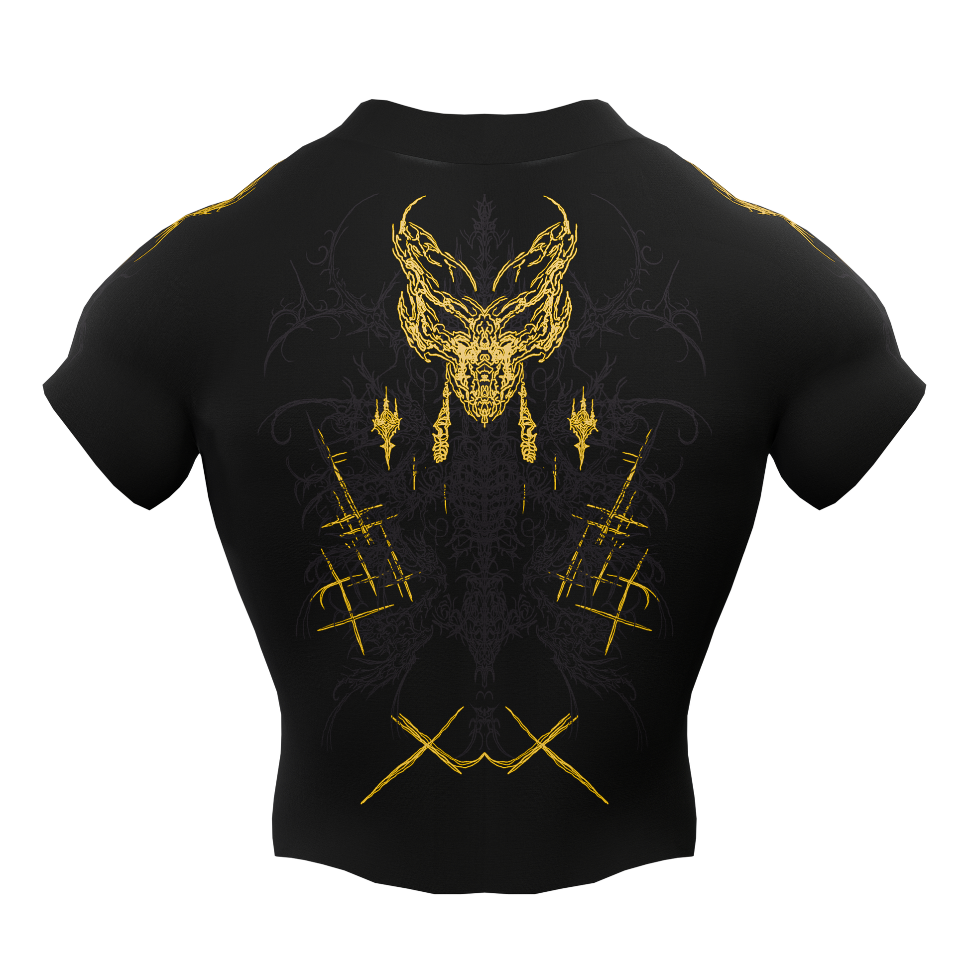 Prime Arc Zip Compression Tshirt Half Sleeve - Yellow/Black – XtremeX