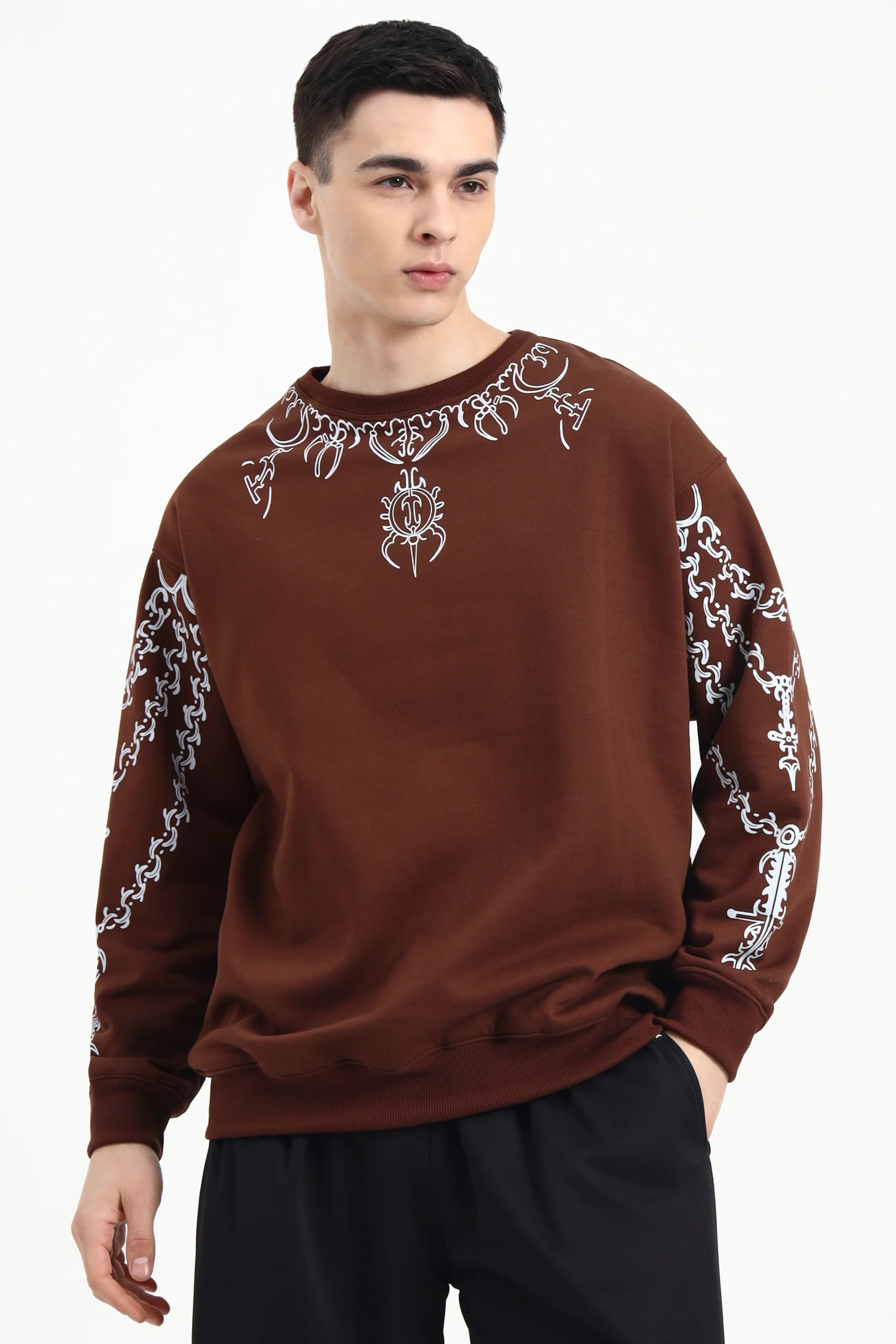 Crown Chain Unisex Oversized Sweatshirt – XtremeX